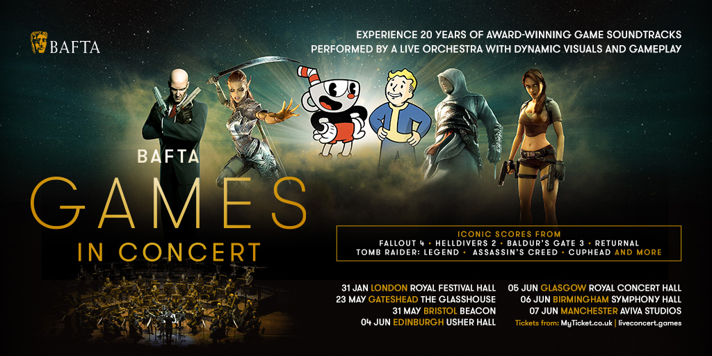BAFTA Games in Concert Tour 2026, Official Concert Tickets from ...