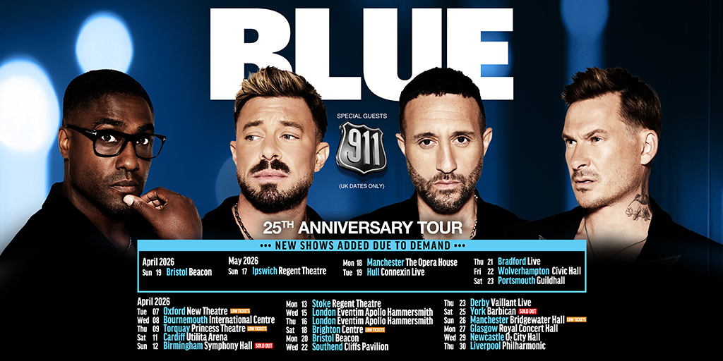 Blue 25th Anniversary Tour 2025 2026 Official Concert Tickets From Blue 25th Anniversary Tour 2025 2026 Official Concert Tickets From